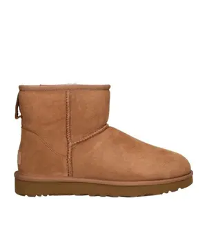 UGG Ankle Booties With Decorative Stitching