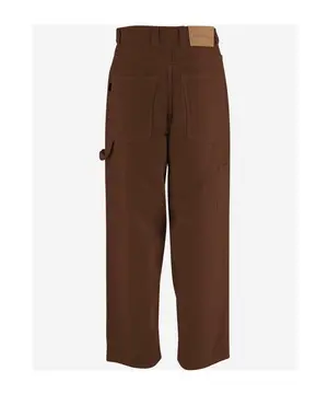 HAIKURE Ribbed Utility Straight-leg Cotton Trousers