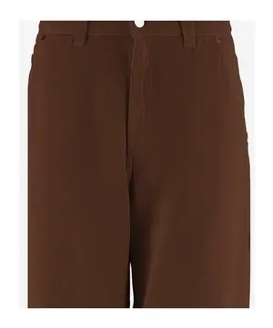 HAIKURE Ribbed Utility Straight-leg Cotton Trousers