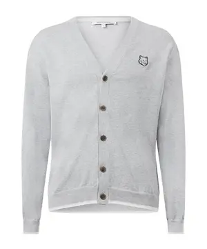 Maison Kitsuné Bold Fox Head Patch Regular Cardigan - No