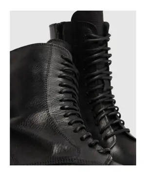 ANN DEMEULEMEESTER Combat Boots With Laces