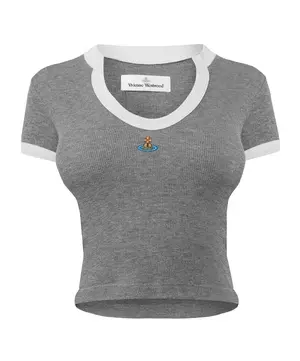 VIVIENNE WESTWOOD Solid Color Top - Grey