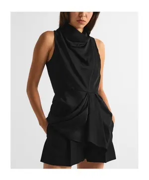 Givenchy Draped High Neck T-shirt