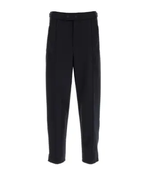 Giorgio Armani Tailored Wool Trousers - Midnight Blue