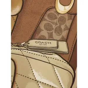 COACH Printed Silk Square