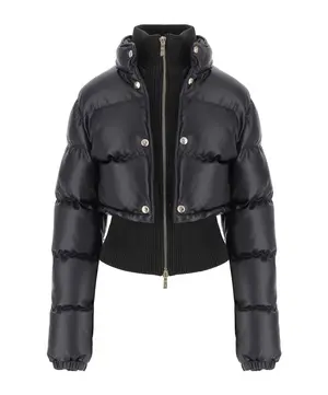 Just Cavalli Stand Collar Quilted Jacket