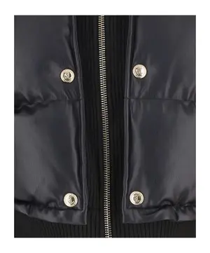Just Cavalli Stand Collar Quilted Jacket