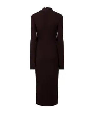 Max Mara Long Sleeve Midi Dress