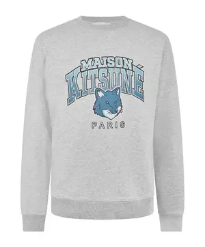 Maison Kitsuné Maison Kitsune Campus Fox Regular Sweatshirt No