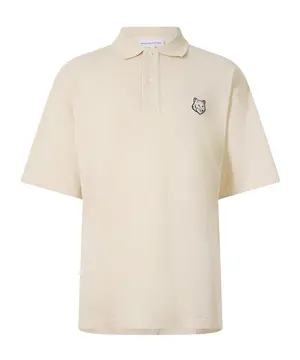 Maison Kitsuné Bold Fox Head Patch Oversize Polo Shirt - No
