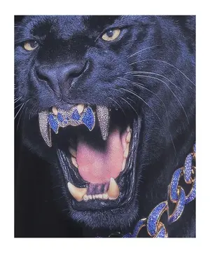 Just Cavalli Panther Graphic T-shirt
