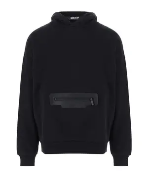 Just Cavalli Hooded Sweatshirt With Zippered Pocket