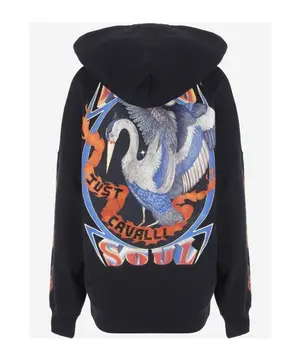 Just Cavalli Rhinestone Embellished Hoodie