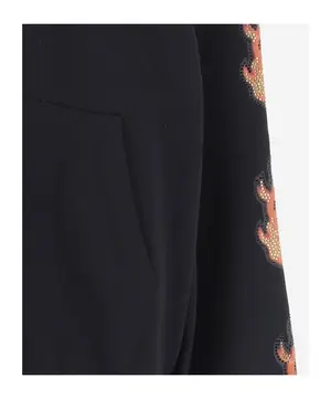 Just Cavalli Rhinestone Embellished Hoodie