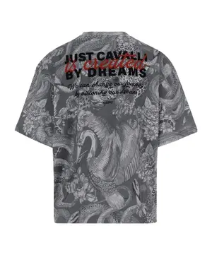 Just Cavalli Graphic Logo T-shirt
