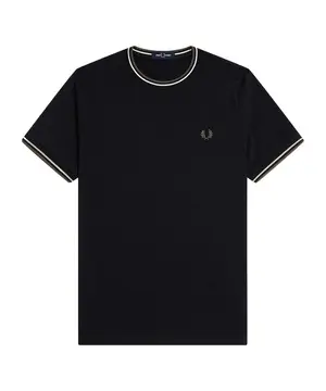 Fred Perry Solid Color T-shirt - Black