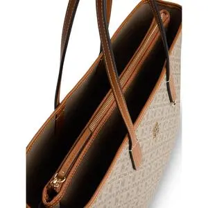 Tommy Hilfiger Monogram Print Tote Bag