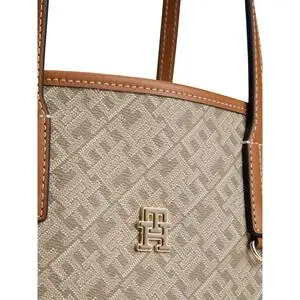 Tommy Hilfiger Monogram Print Tote Bag