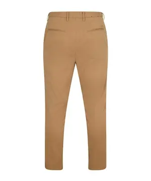 Hugo Boss Buttonzip Waist Cotton Chino Trousers