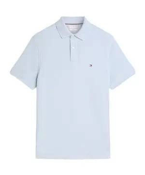 Tommy Hilfiger Solid Color Polo Shirt - Blue
