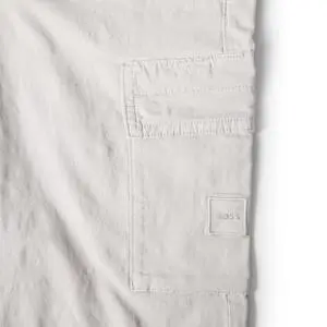 Hugo Boss Buttonzip Waist Straightleg Cargo Trousers