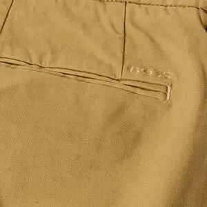Hugo Boss Buttonzip Waist Twill Chino Trousers