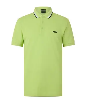 Hugo Boss Solid Color Polo Shirt - Green