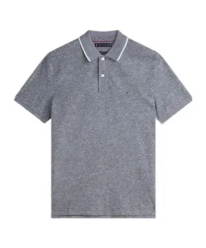 Tommy Hilfiger Shortsleeve Polo Shirt - Gray
