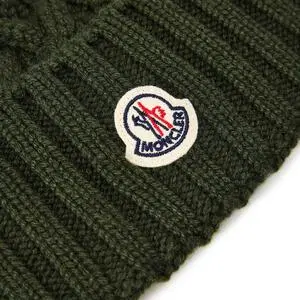Moncler Cableknit Wool Beanie