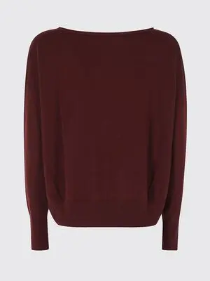 ROBERTO COLLINA Relaxed Vneck Cropped Knit Sweater