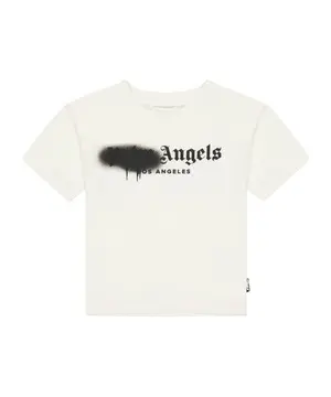 Palm Angels Crewneck Shortsleeve Tshirt - White