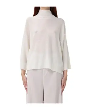 Fabiana Filippi Boxy Turtle Neck Knitted Sweater
