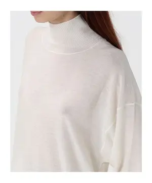 Fabiana Filippi Boxy Turtle Neck Knitted Sweater