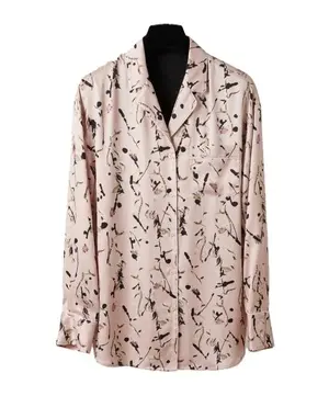 Sportmax Long-sleeved Printed Shirt