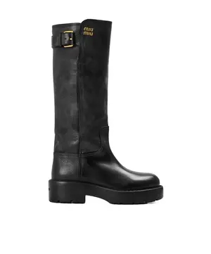 Miu Miu Kneehigh Leather Boot