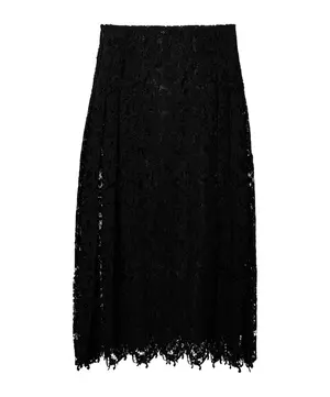 Fendi Midilength Lace Pencil Skirt