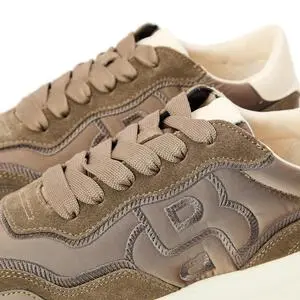 Hugo Boss Fabricsuede Mixed Lowtop Sneaker