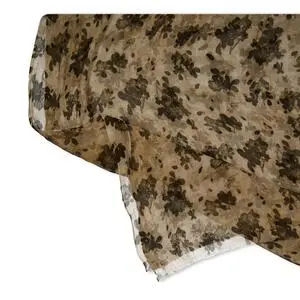 UMA WANG Lightweight Sheer Woven Scarf - Brown