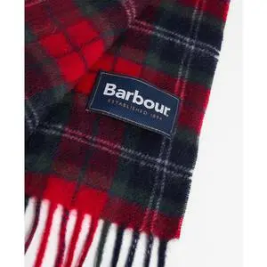 Barbour Plaid Scarf And Glove Set