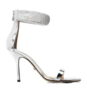 MACHMACH Opentoe Stilettoheel Sandal - White