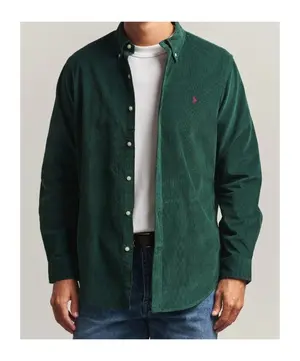 Polo Ralph Lauren Long-sleeved Shirt - Moss Agate