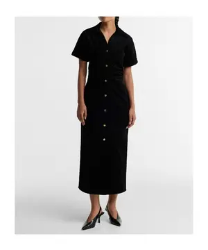 Barbour Collared Midi Dress