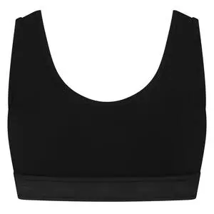 Lacoste Sleeveless Ribbed Crop Top