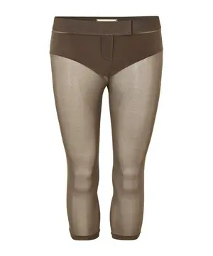 Magda Butrym Solid Color Stretch Leggings