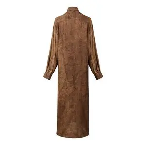 UMA WANG Long Sleeve Printed Shirt Dress