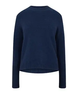 Hugo Boss Relaxed Crewneck Raglansleeve Knit Top - Blue