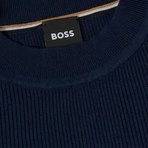 Hugo Boss Relaxed Crewneck Raglansleeve Knit Top