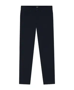 Hugo Boss Solid Color Casual Pants - Blue