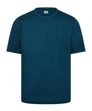 C.P. COMPANY Solid Color T-shirt - Blue