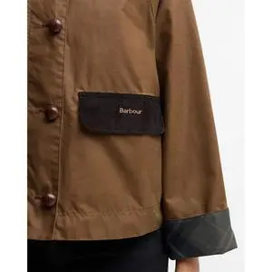 Barbour Cropped Hooded Jacket - No